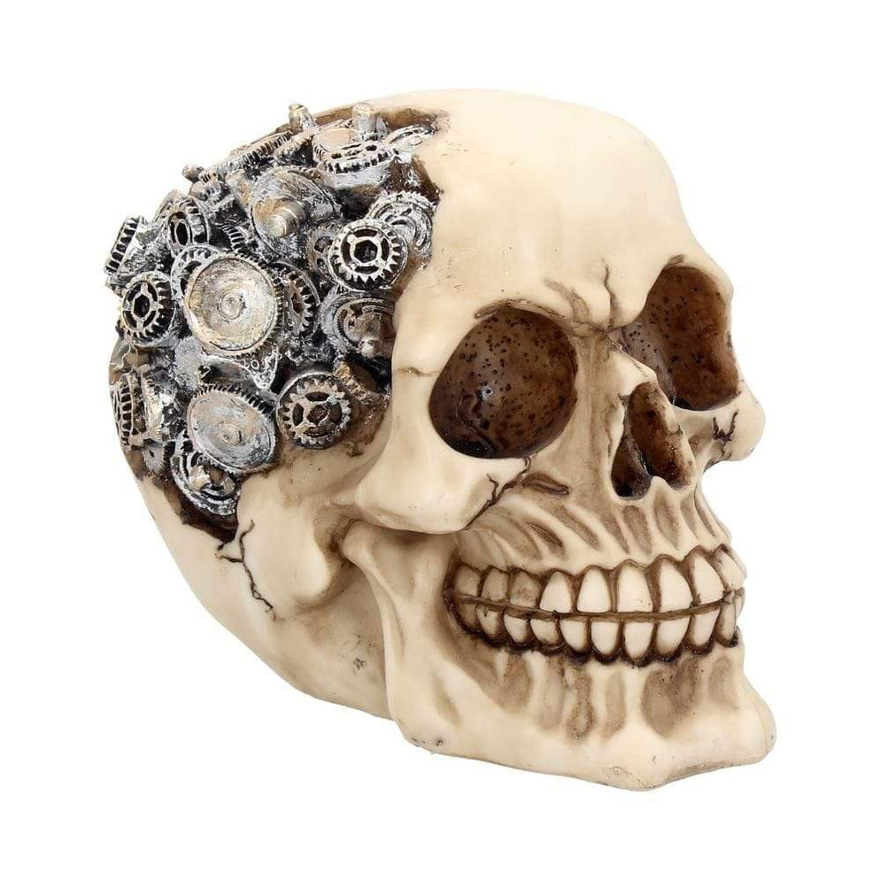 Clockwork Cranium Mechanical Skull — Goldenhands